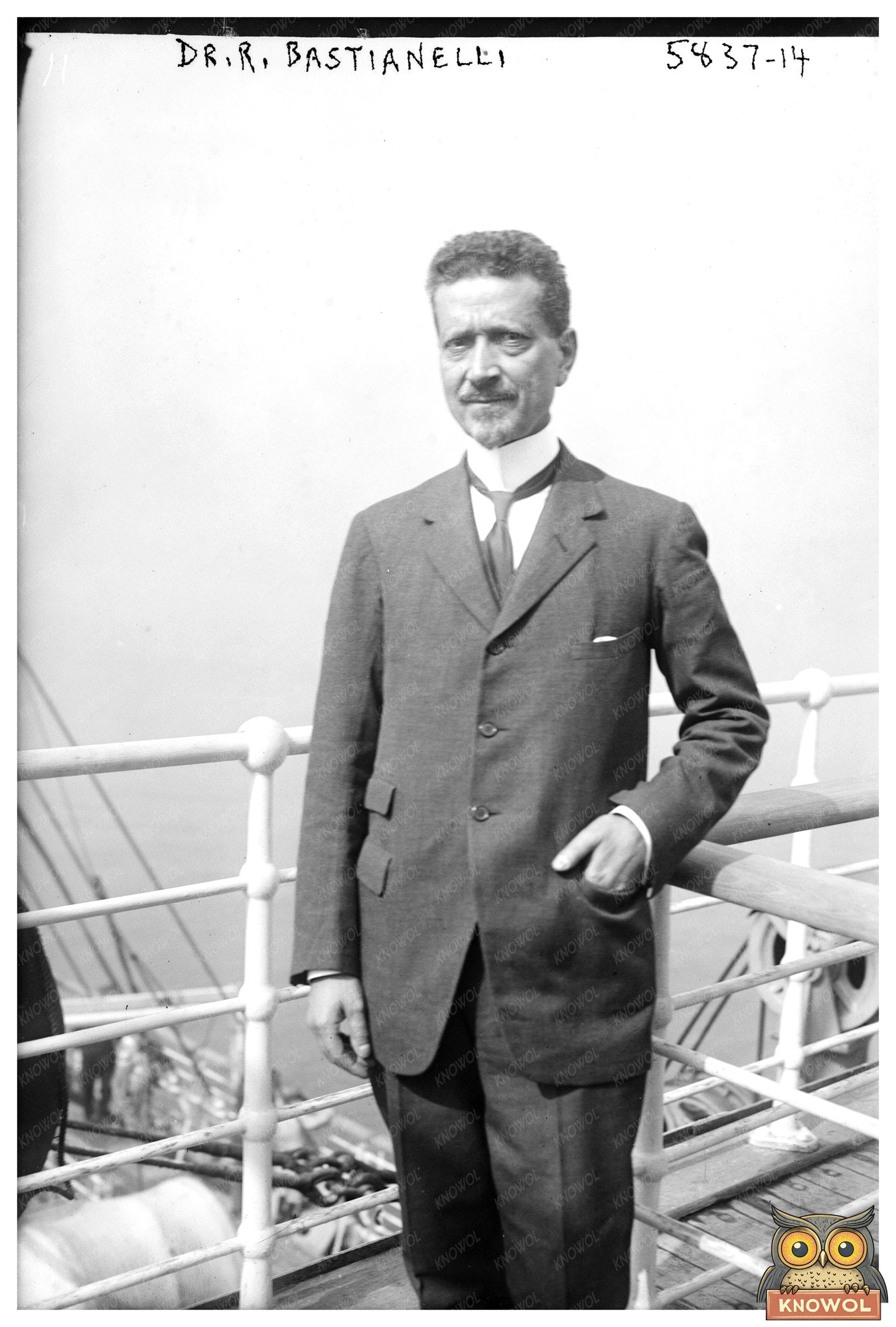 1920s Medical Pioneer: Dr. Bastianelli Portrait – KNOWOL