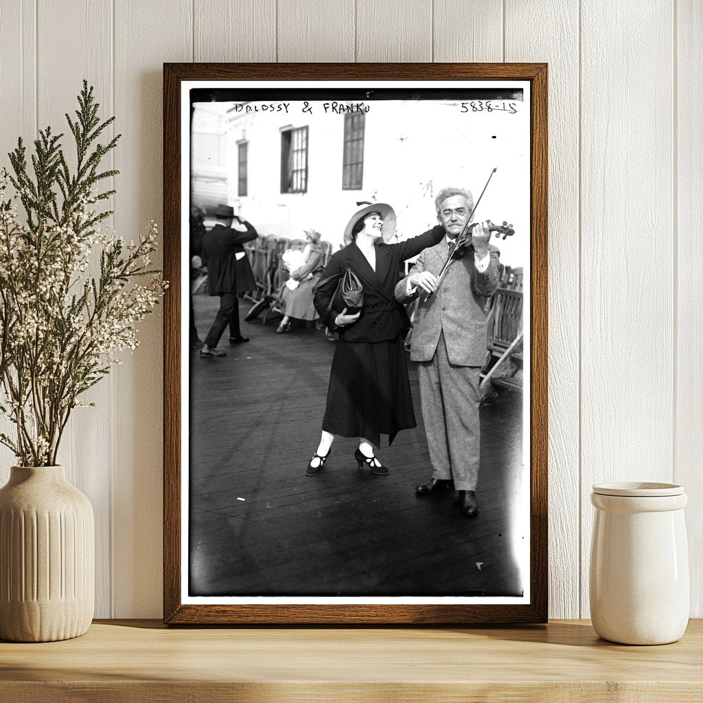 Vintage 1920s Portrait of Dalossy and Sam Franko – KNOWOL