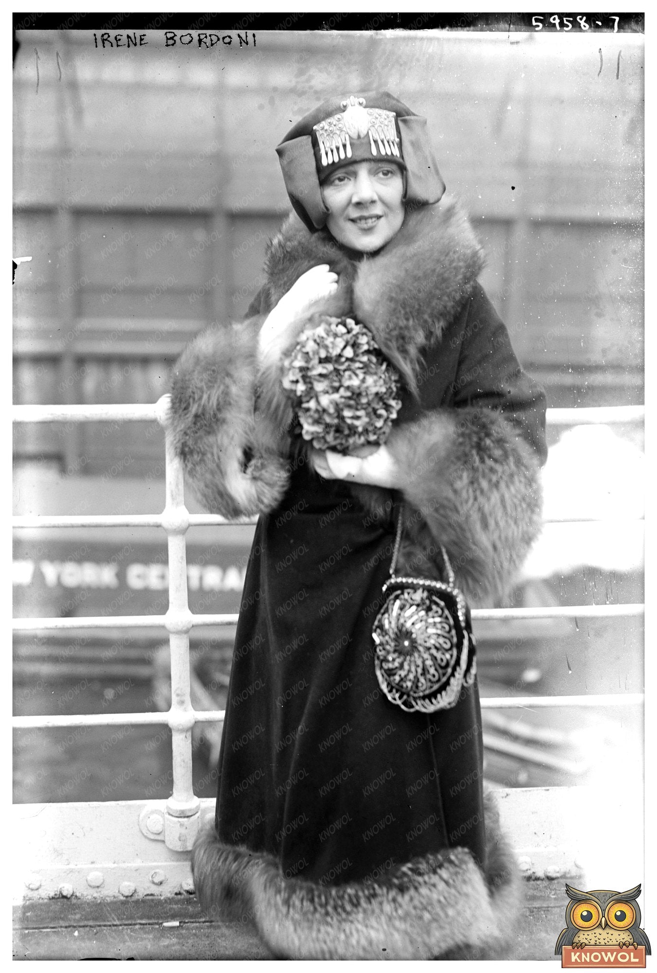 1920s Broadway Star Irene Bordoni in Glamorous Pose – KNOWOL