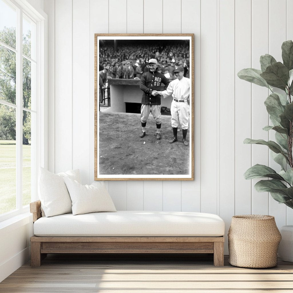 Historic Handshake: 1923 Rivalry Launch at Yankee Stadi... – KNOWOL