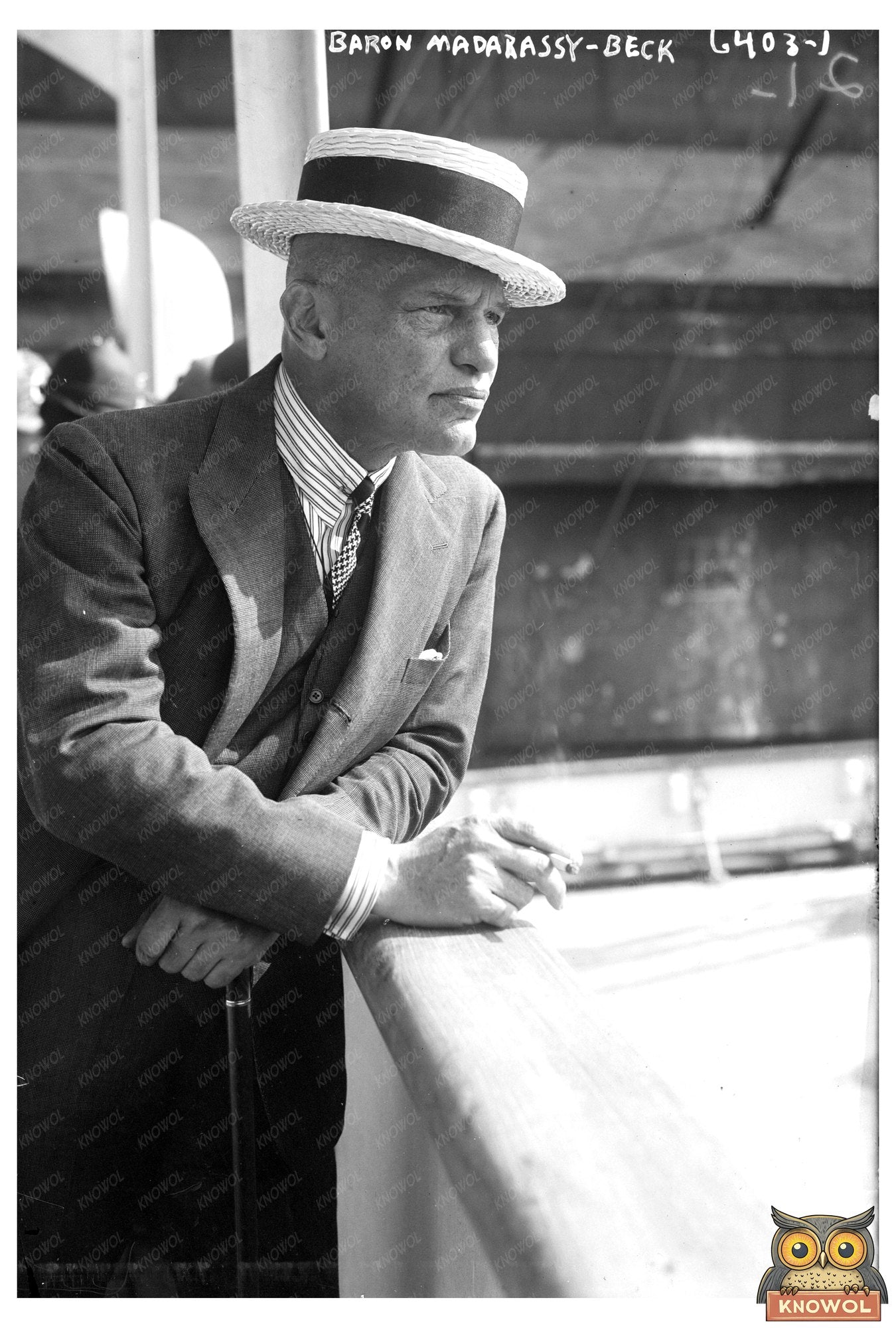 Early 20th-Century Diplomat Baron Madarassy-Beck – KNOWOL