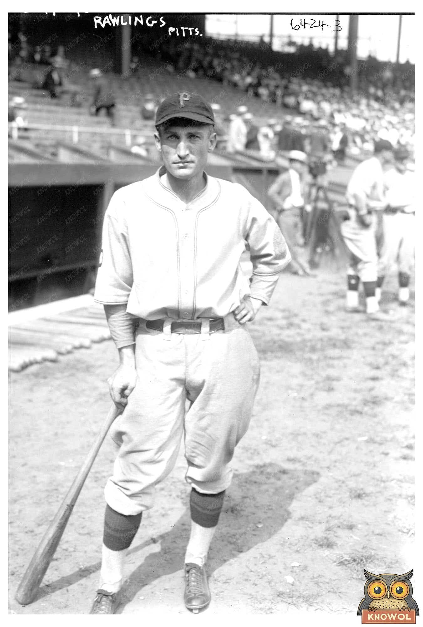 1925 Pittsburgh Pirates Star: Johnny Rawlings Action Sh... – KNOWOL