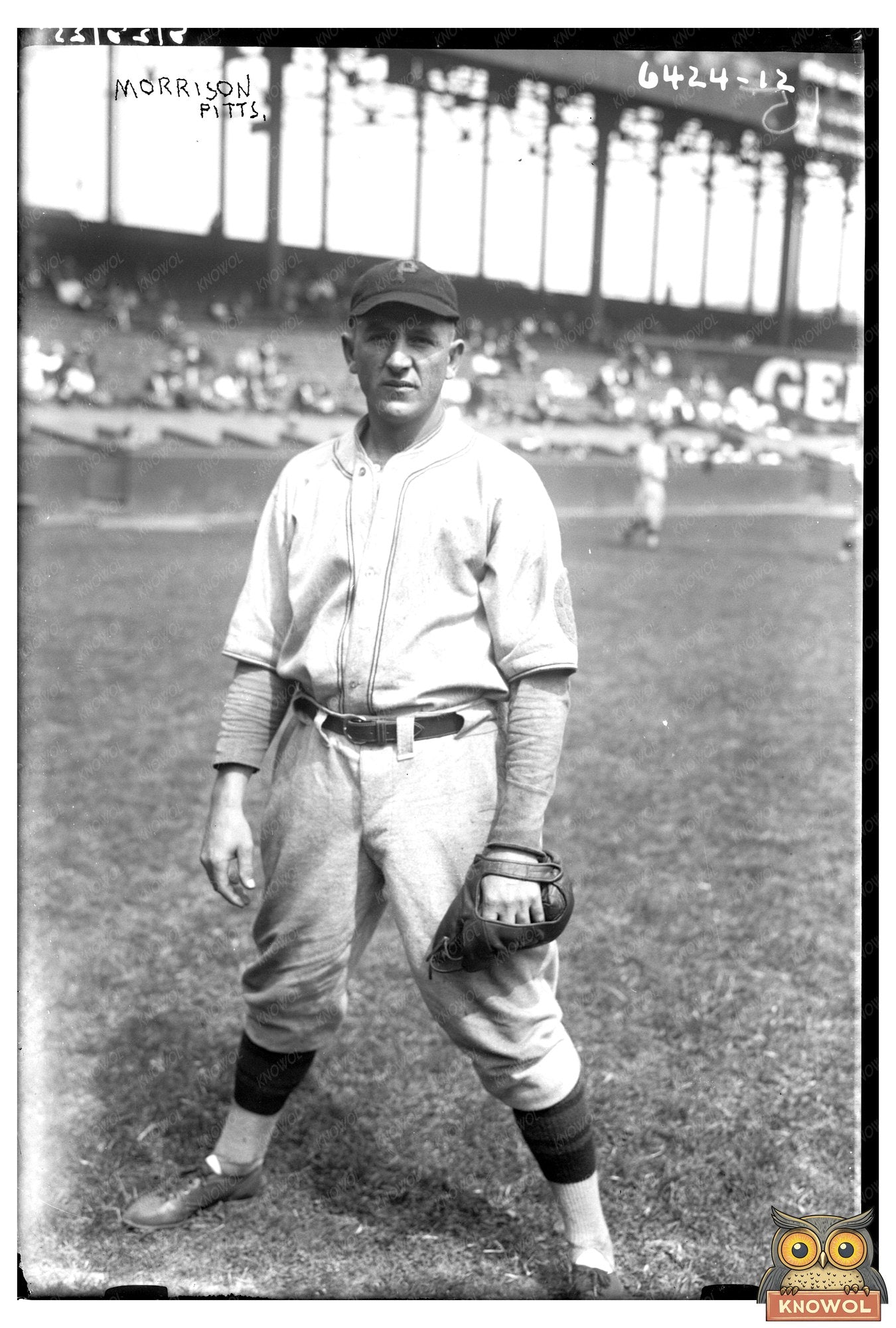 Pittsburgh Baseball Star: 1925 Johnny Morrison Photo – KNOWOL