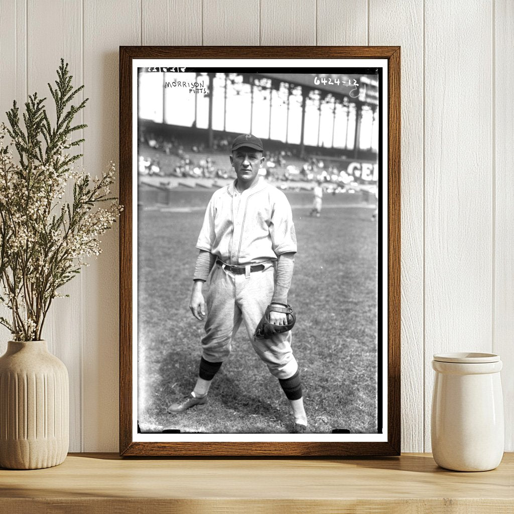 Pittsburgh Baseball Star: 1925 Johnny Morrison Photo – KNOWOL