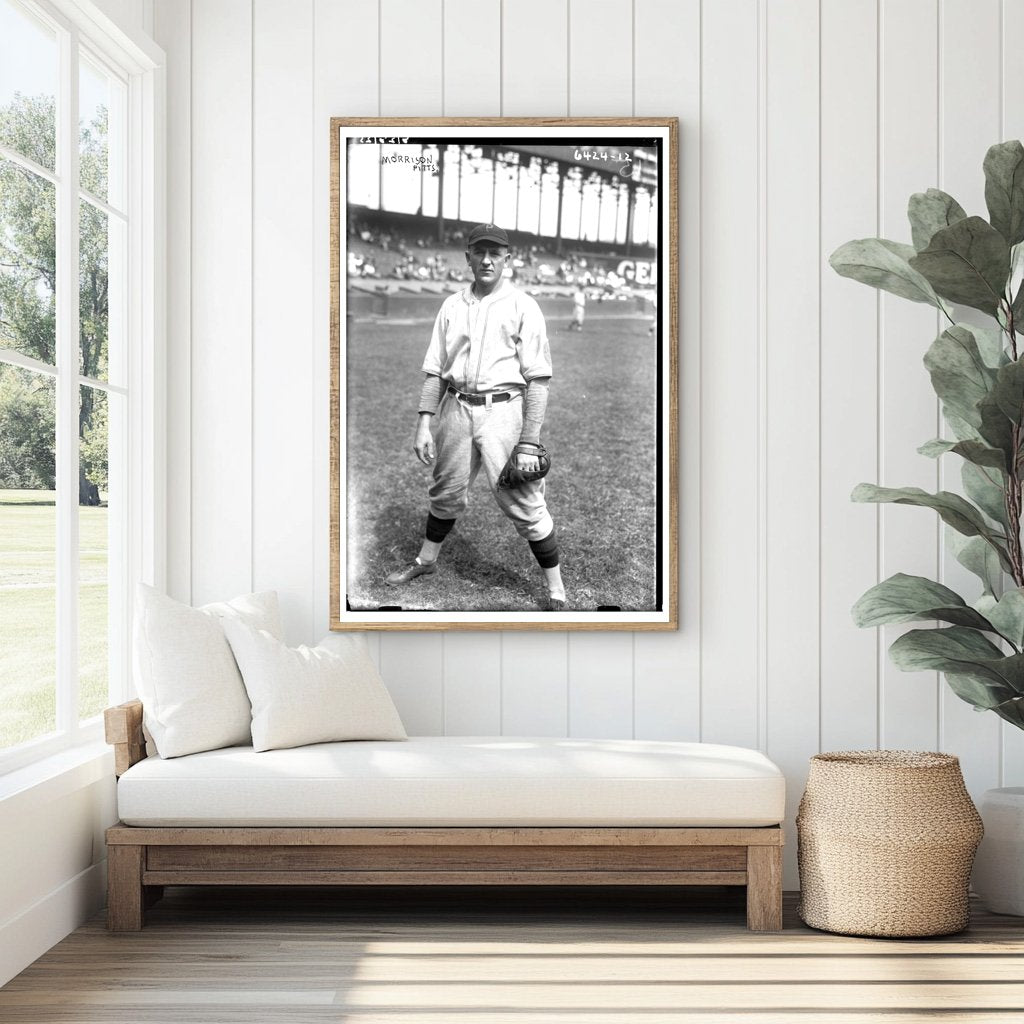 Pittsburgh Baseball Star: 1925 Johnny Morrison Photo – KNOWOL