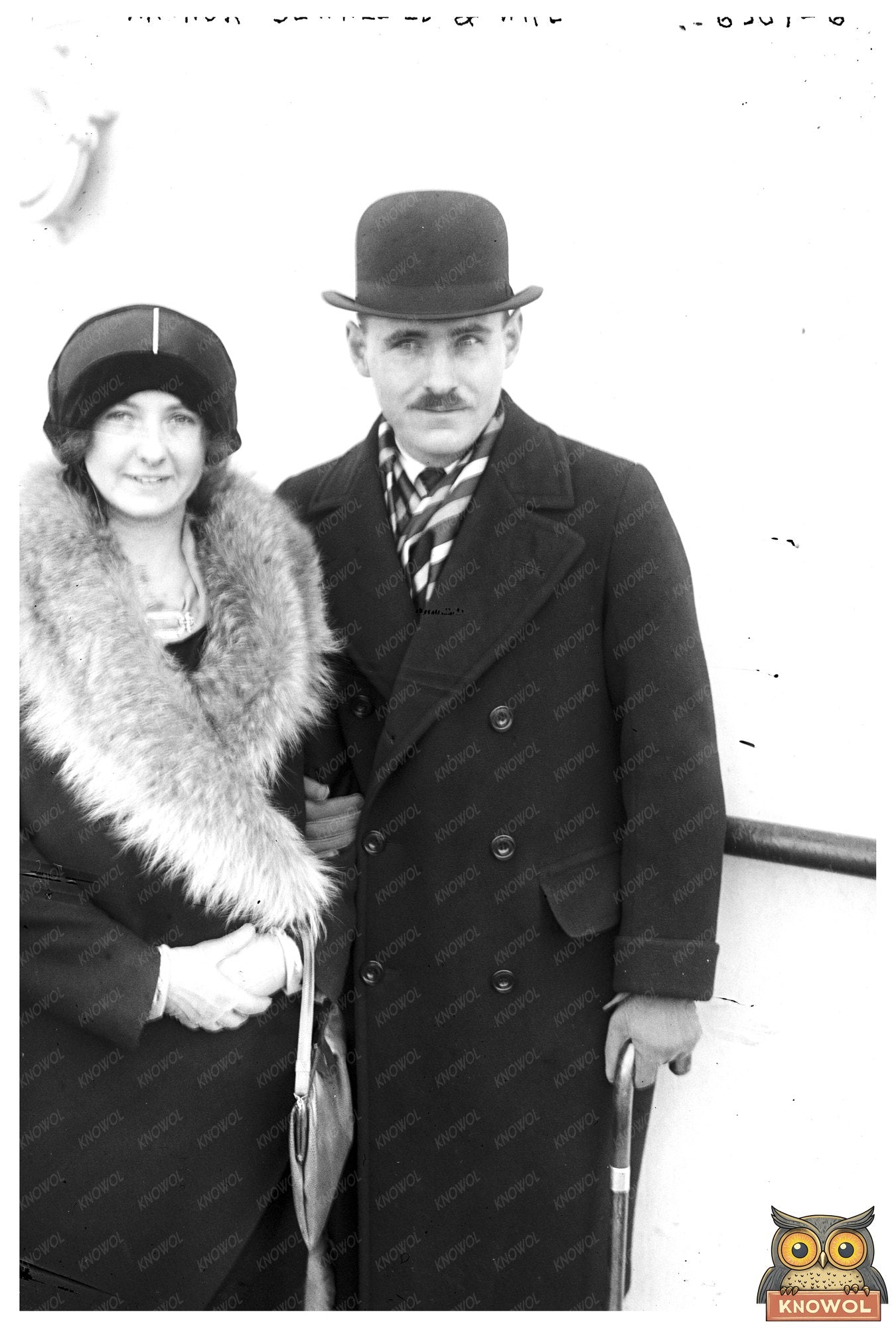 Vintage Portrait of Arthur Sewall II and His Wife – KNOWOL