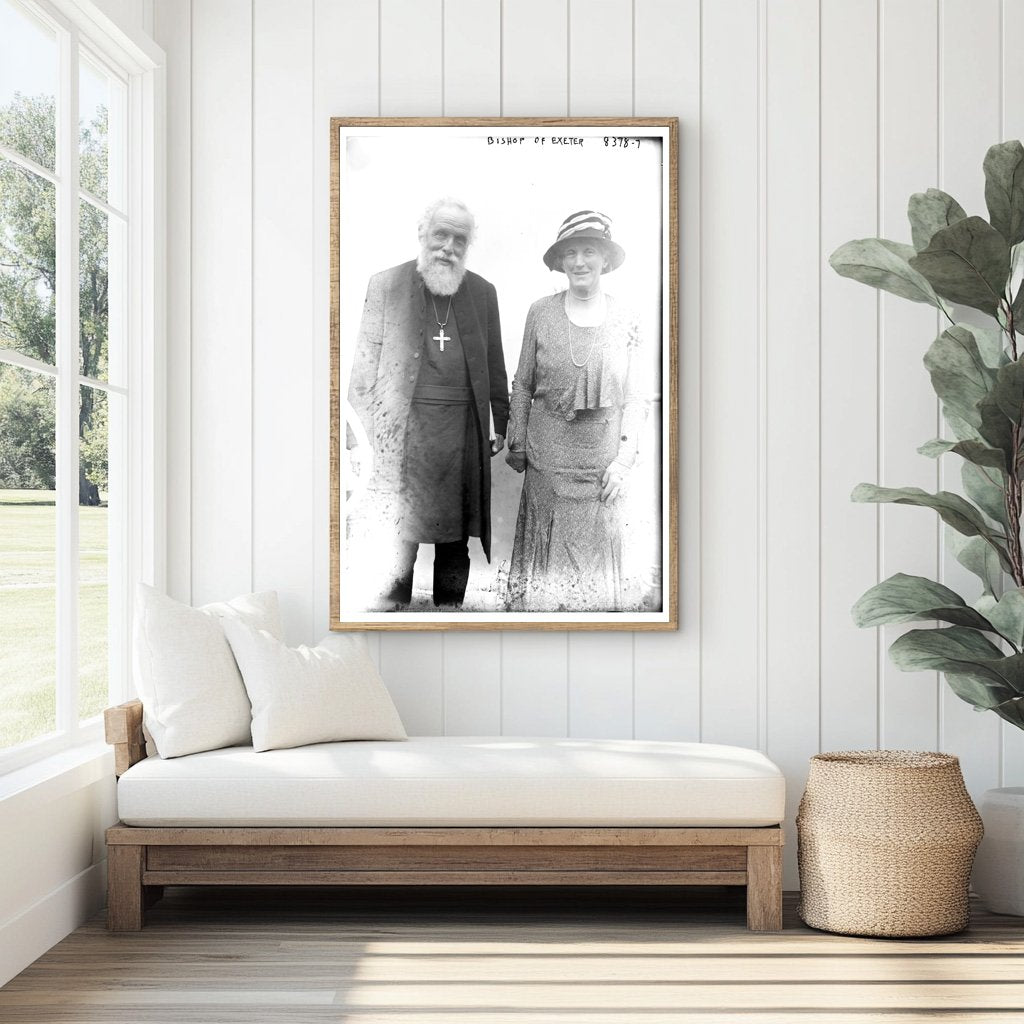 Historic Portrait of the Bishop of Exeter, England – KNOWOL