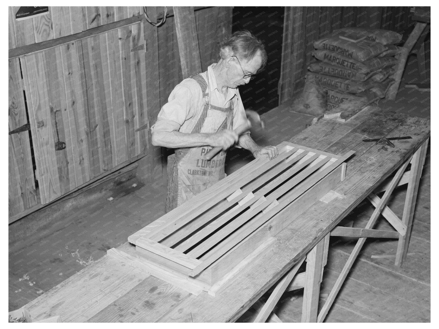 Gable End Louver Finishing Southeast Missouri May 1938 – KNOWOL