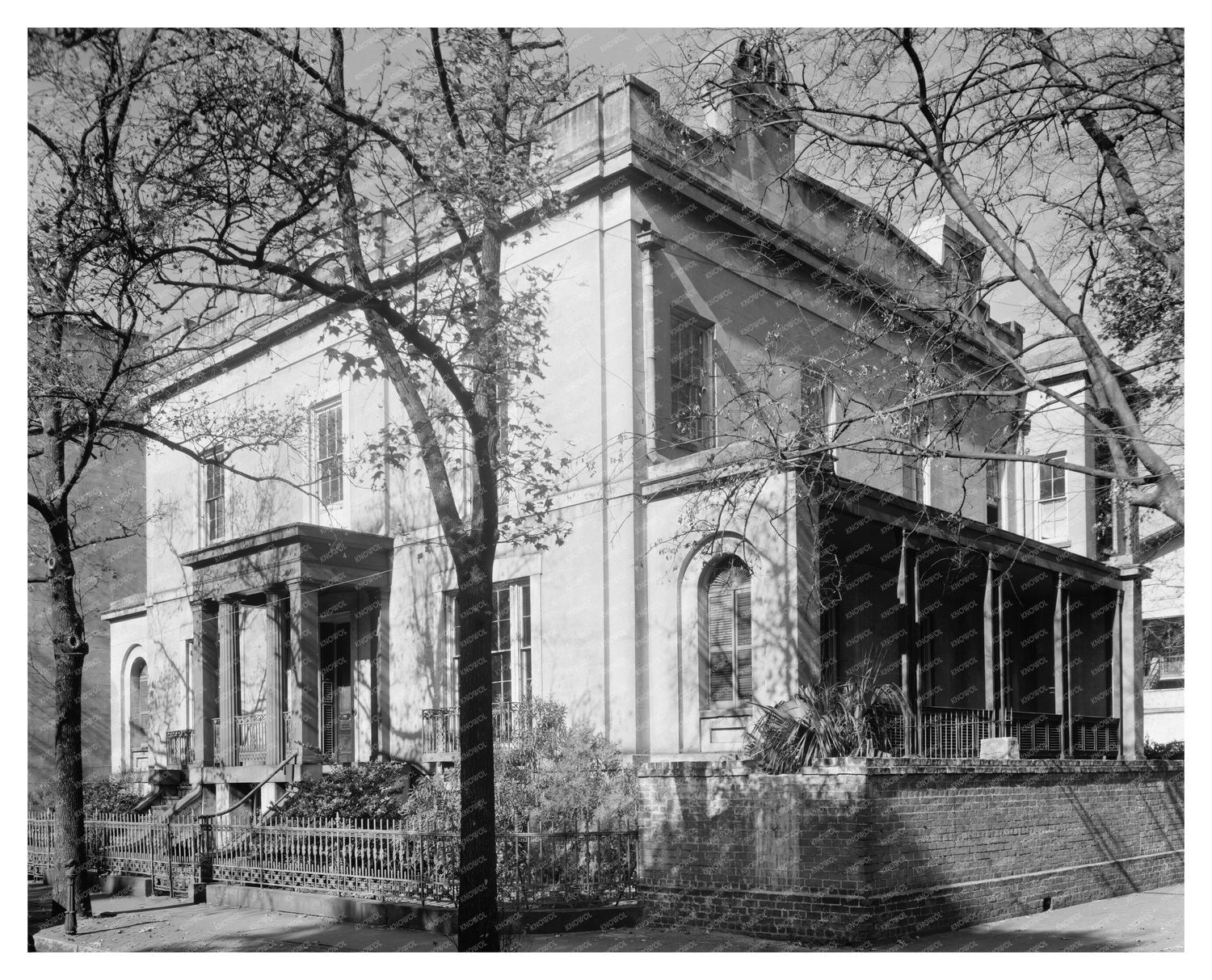 Frances Sorrell House, Savannah GA, 1953 Photo – KNOWOL