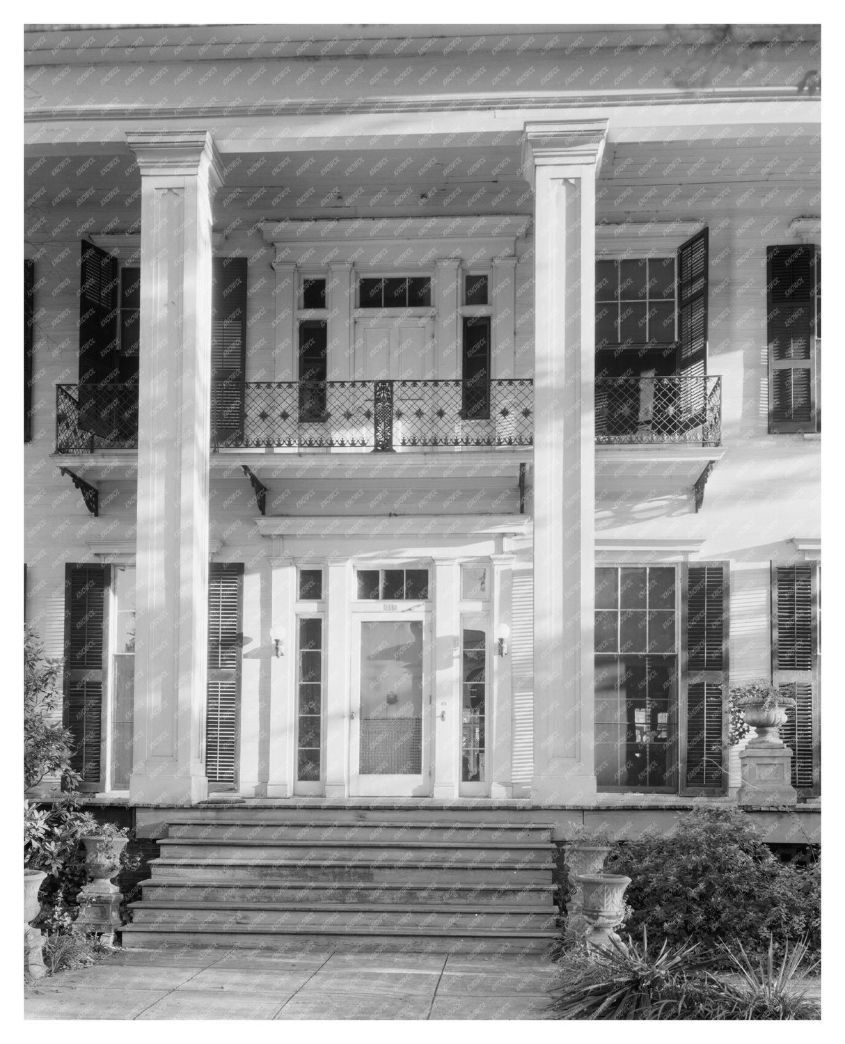 Iris Court, Albany GA, 1848 - Historic Antebellum Photo – KNOWOL