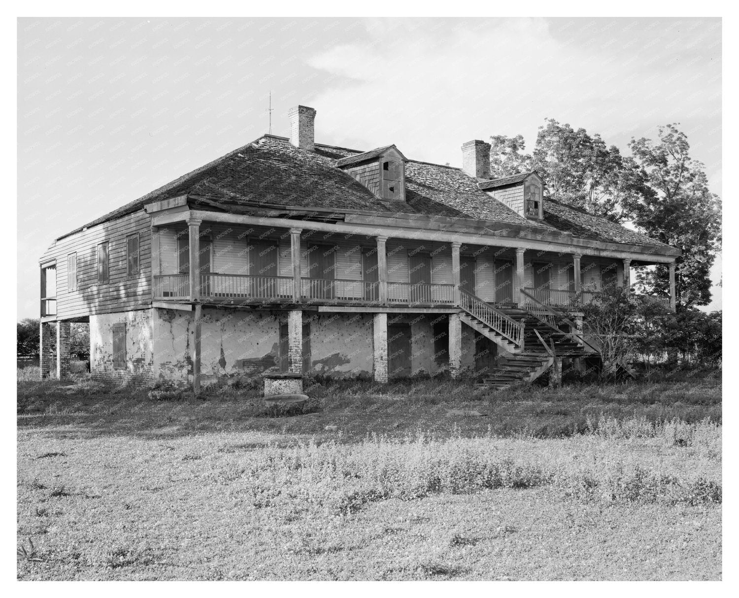 Vintage 1953 Photo of Reserve, Louisiana Architecture – KNOWOL