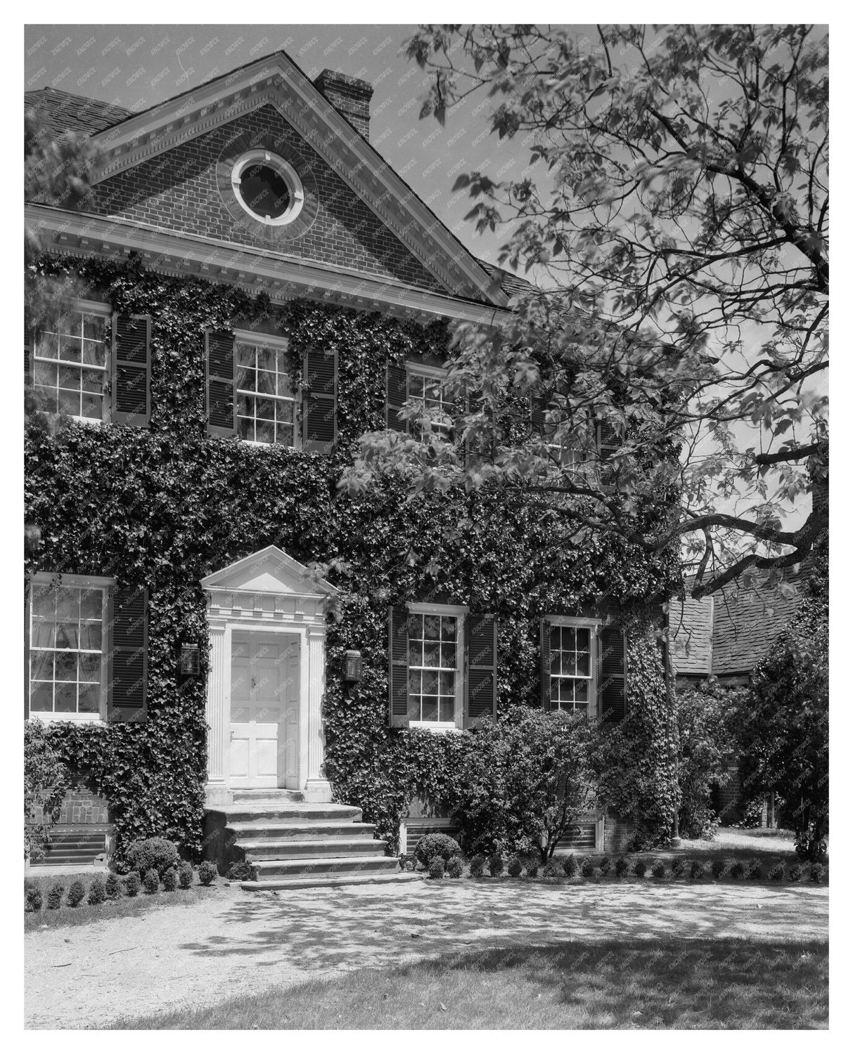 Laurel MD Manor House Vintage Photo, Early 1900s – KNOWOL