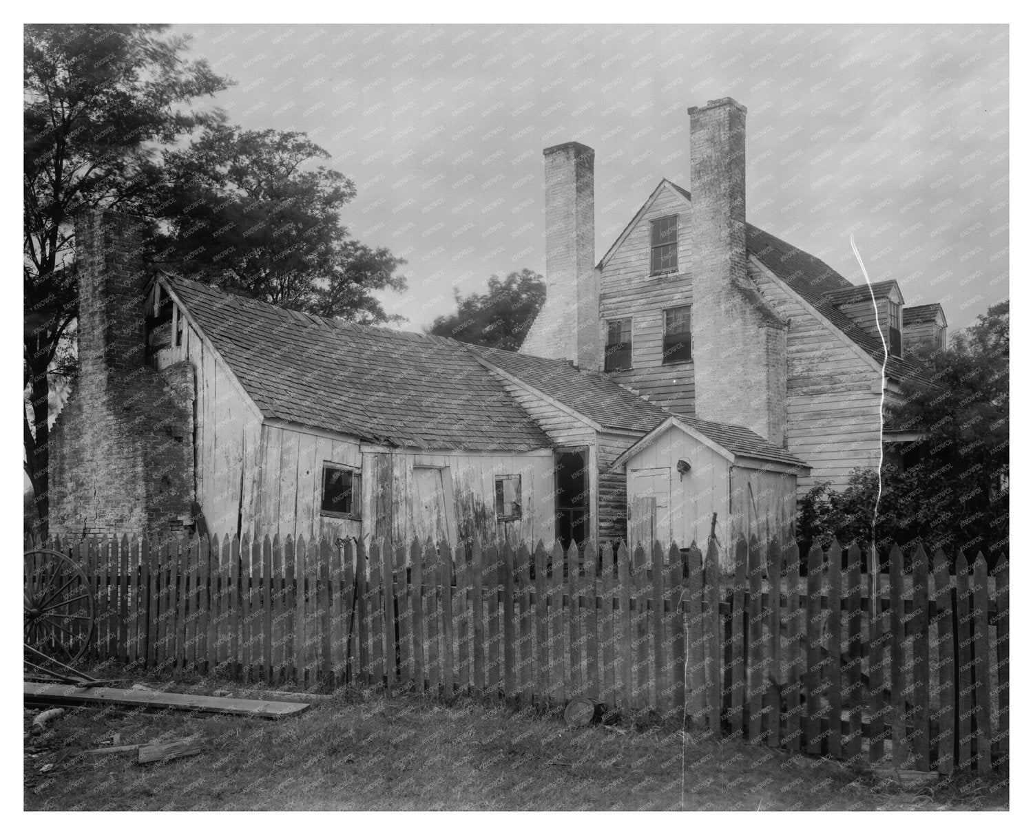 Historic Chaptico, MD: 19th Century Architecture Photo – KNOWOL