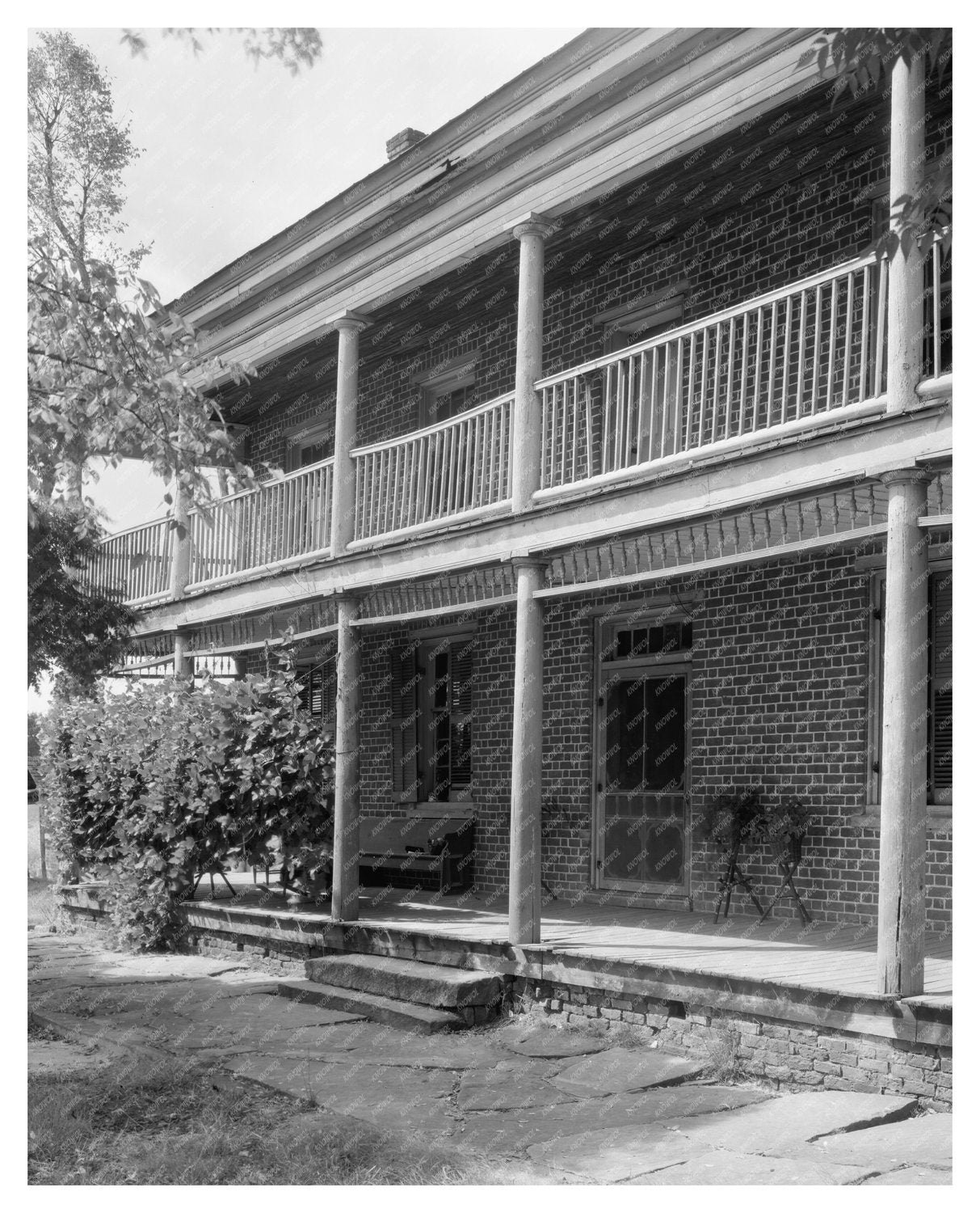 Tyro Tavern, Davidson County NC, 19th Century Photo – KNOWOL