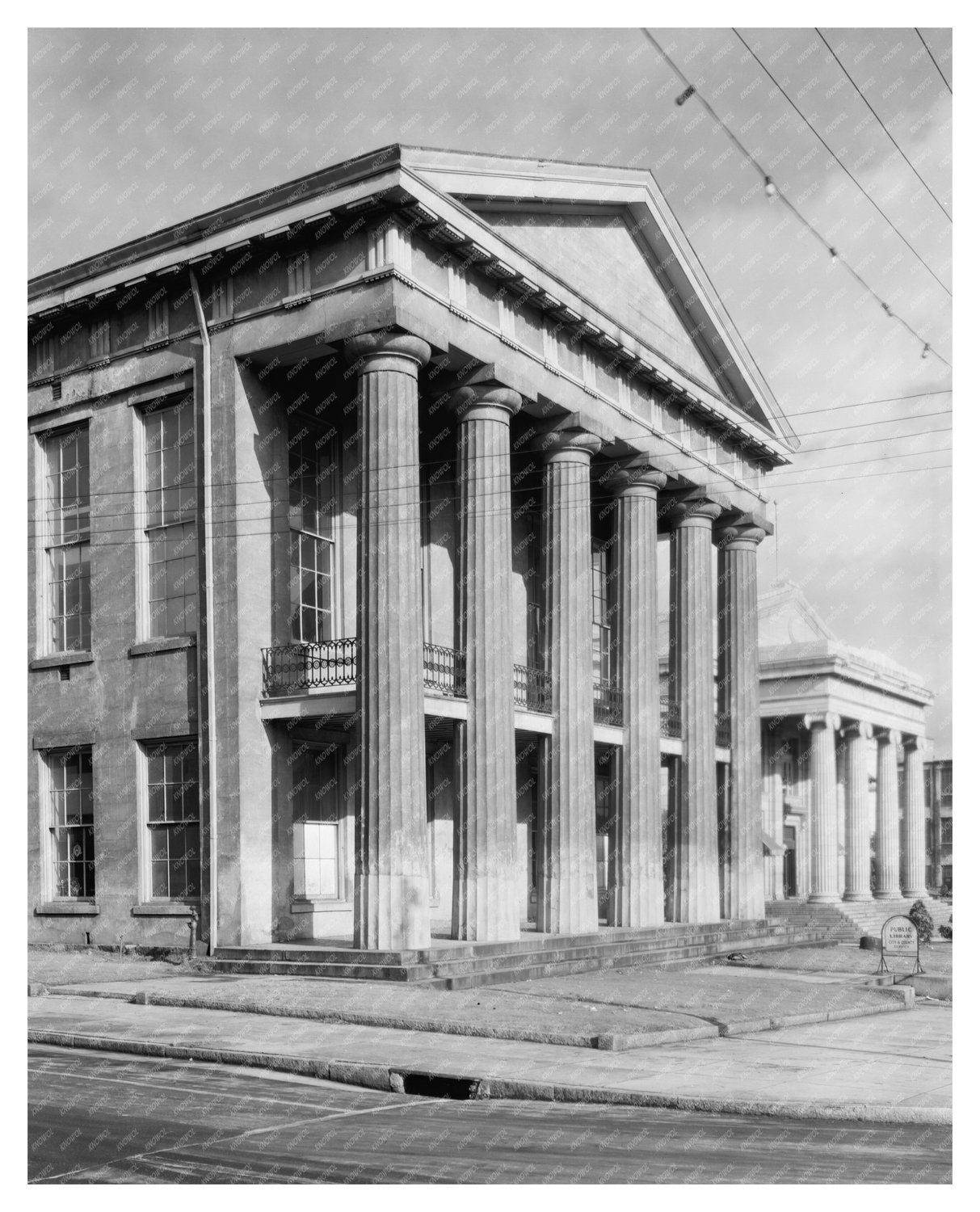 Salisbury NC Courthouse Photo 1855 Historic Architecture – KNOWOL