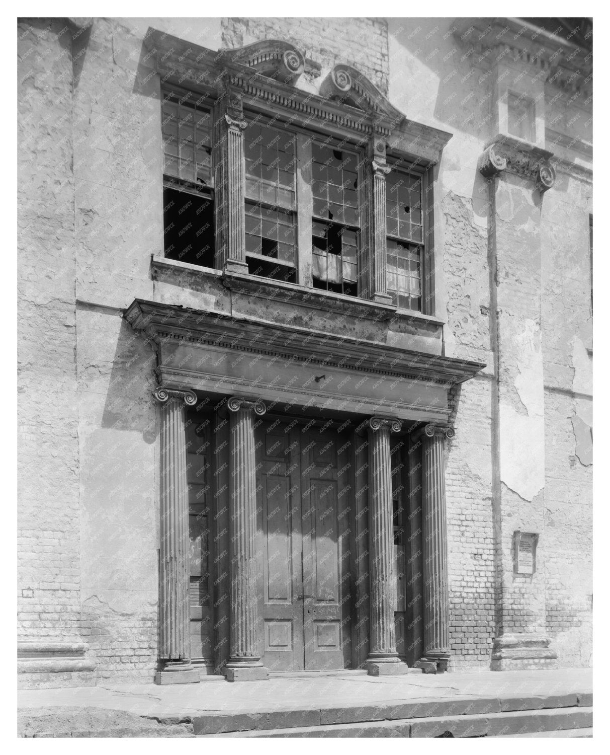 Old Medical College, Charleston SC, 1824 Vintage Photo – KNOWOL