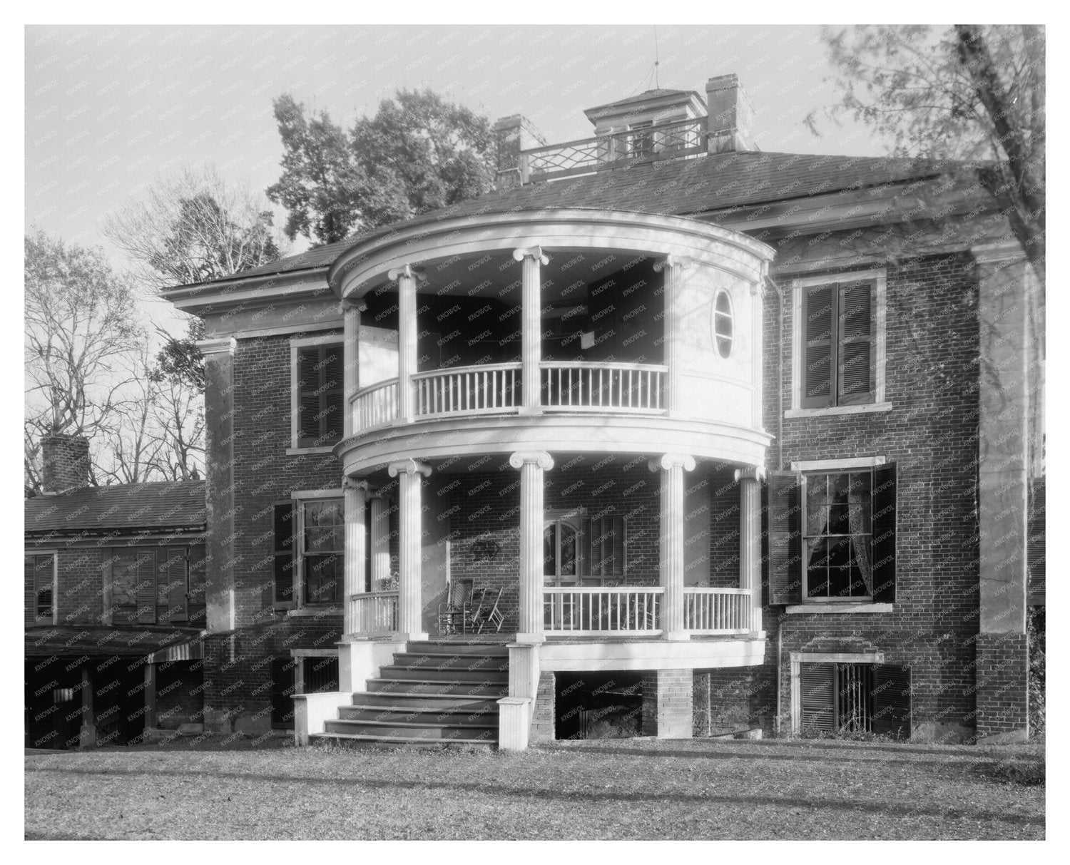 Pre-Civil War House in Howardsville, VA - 1953 Photo – KNOWOL